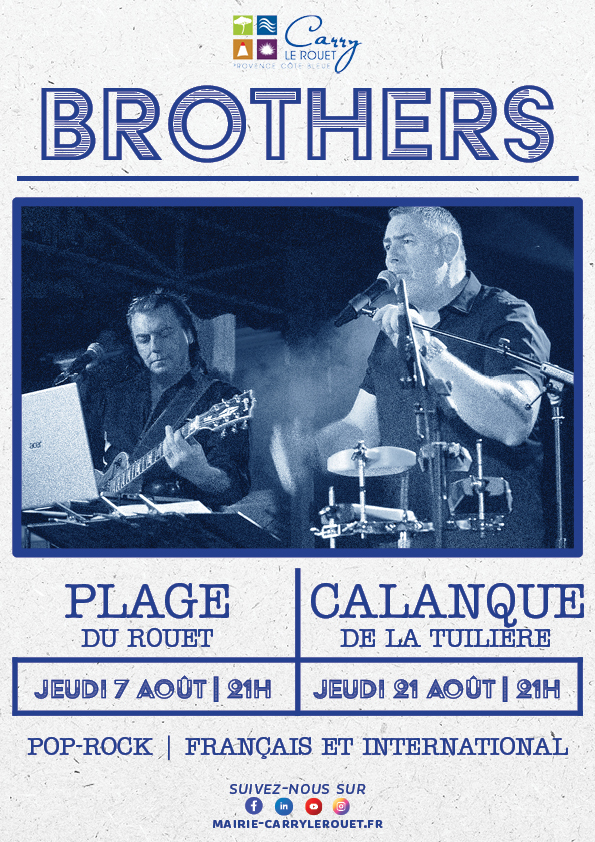 Concert Brothers CALANQUE DE LA TUILIERE - Mairie de Carry Le Rouet